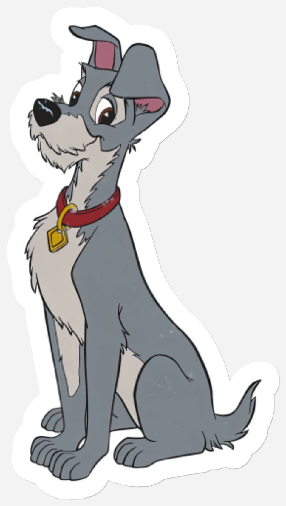 Disney Lady & The Tramp Portrait Stickers Disney Tony's Restaurant ...