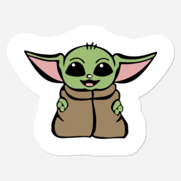 Star Wars Stickers, Baby Yoda Stickers, Star Wars Disney Stickers ...