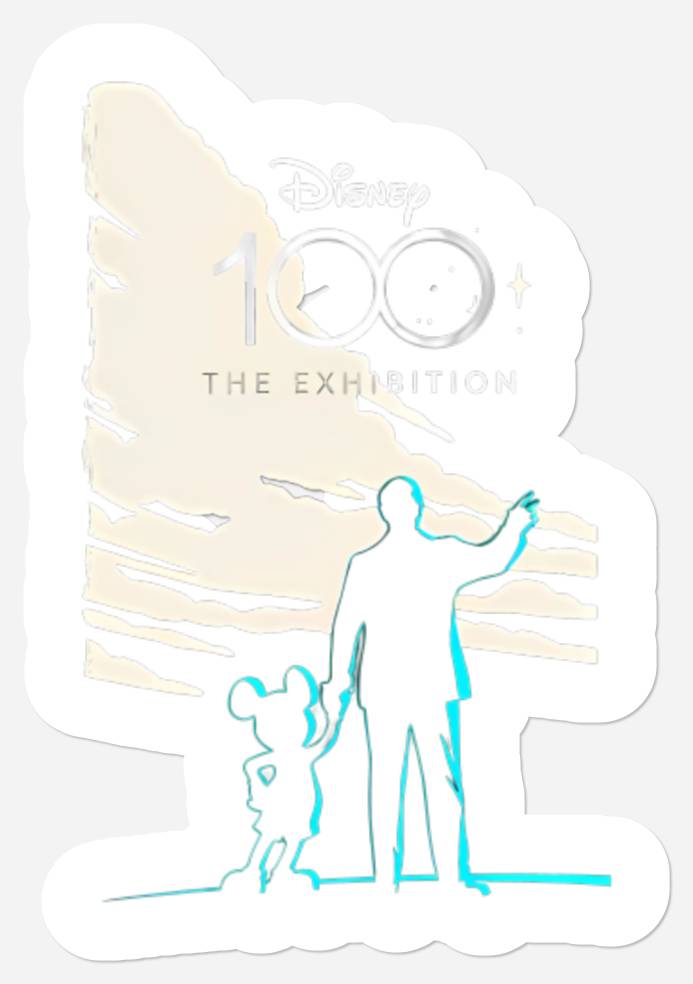 Disney 100 The Exhibition Mickey Stickers Disney Platinum Celebration ...