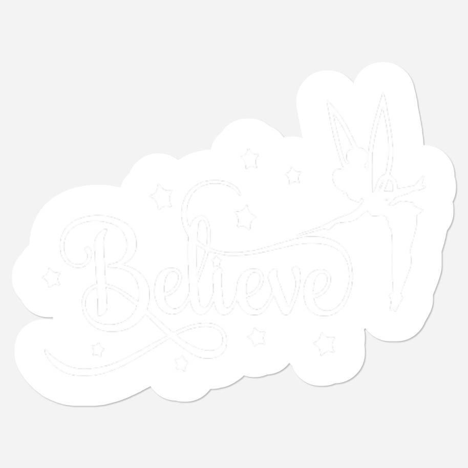 Tinkerbell Believe, Magic Stickers, Disney Tinkerbell Stickers, Disney ...