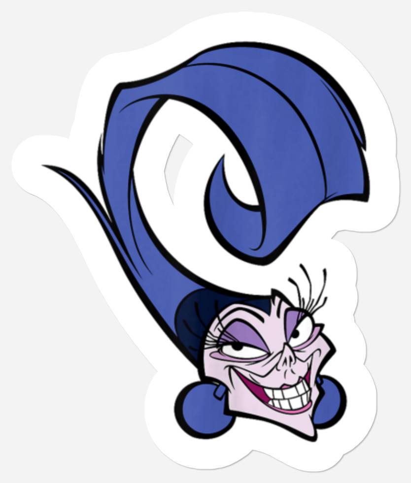 Disney The Emperors New Groove Yzma Big Face Stickers | ID 20849871 by ...