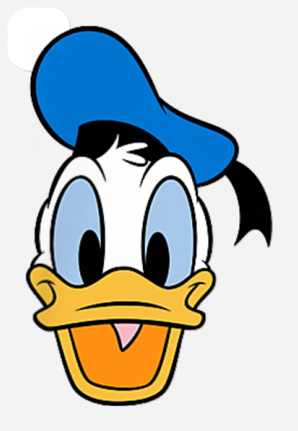 Disney Mickey And Friends Donald Duck Face Small Pocket Logo gifts ...