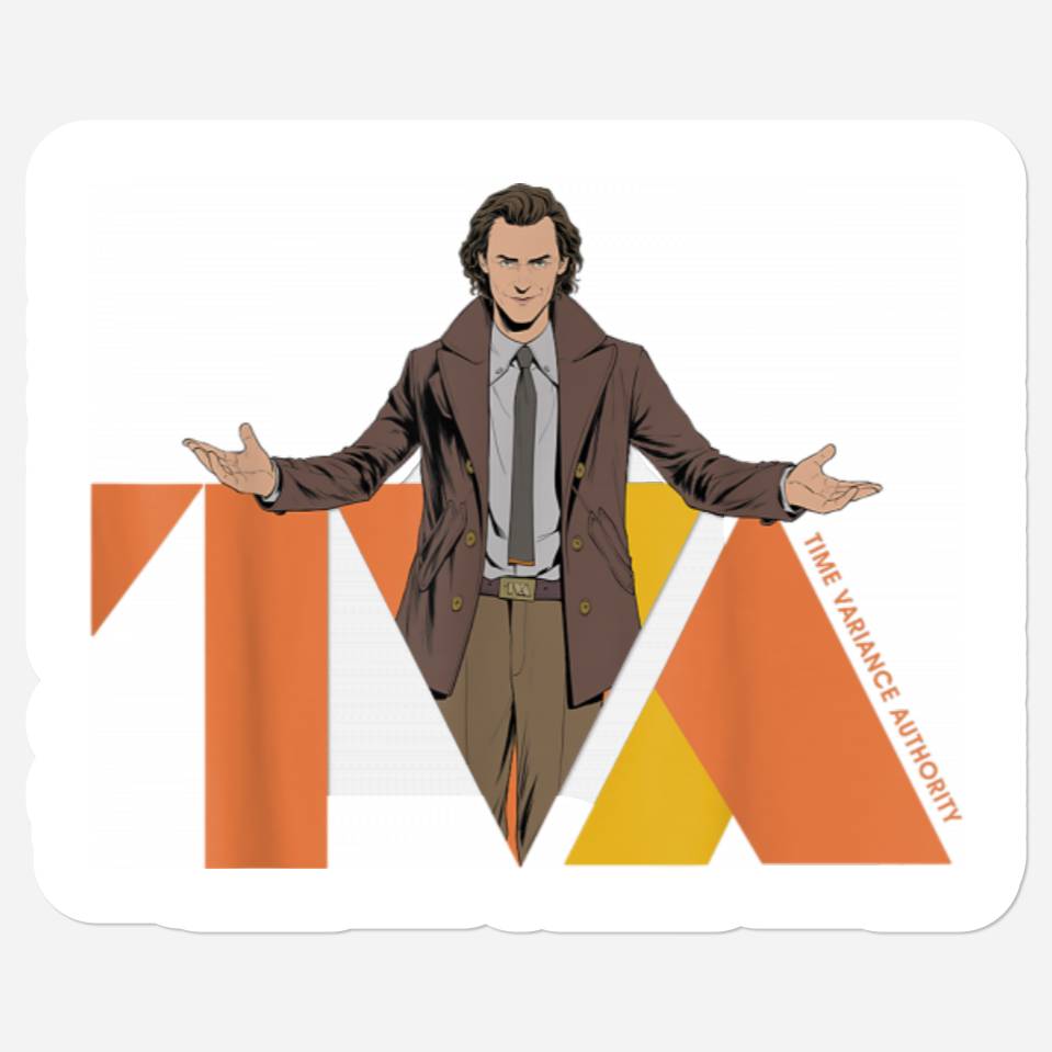 Marvels Studios Loki Season 2 Loki And Tva Logo Disneyss+ Mcu Stickers ...