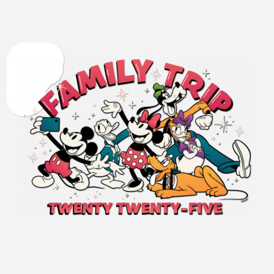 Disney Mickey Friends Vacation Selfie Family Trip 2025 Stickers | ID ...