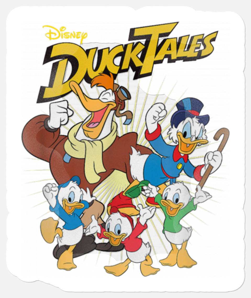 Disneyss Ducktales Main Characters Full Of Joy Group shots Stickers ...