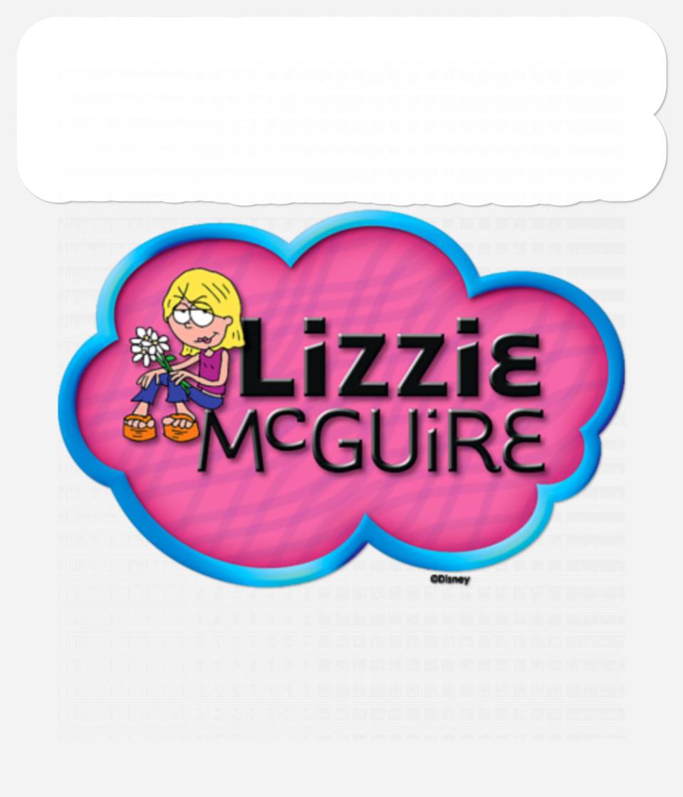 Disney Lizzie McGuire Animated Lizzie Logo Stickers | ID 21359565 by ...