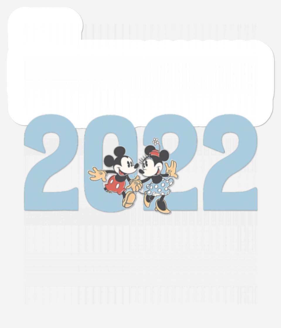 Disney Mickey and Minnie 2022 New Year’s Eve Stickers | ID 21395580 by ...