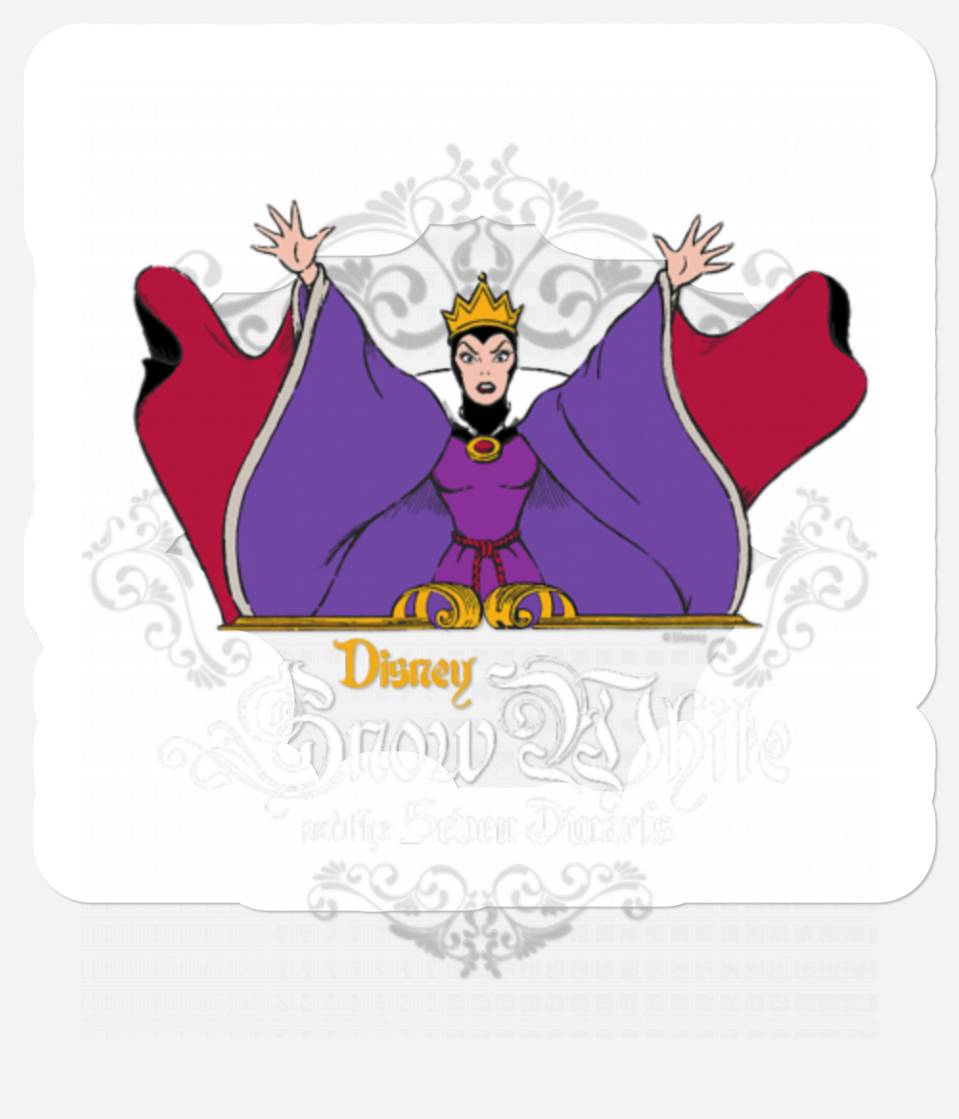 Disney Villains - Snow White And The Seven Dwarfs Evil Queen Stickers ...