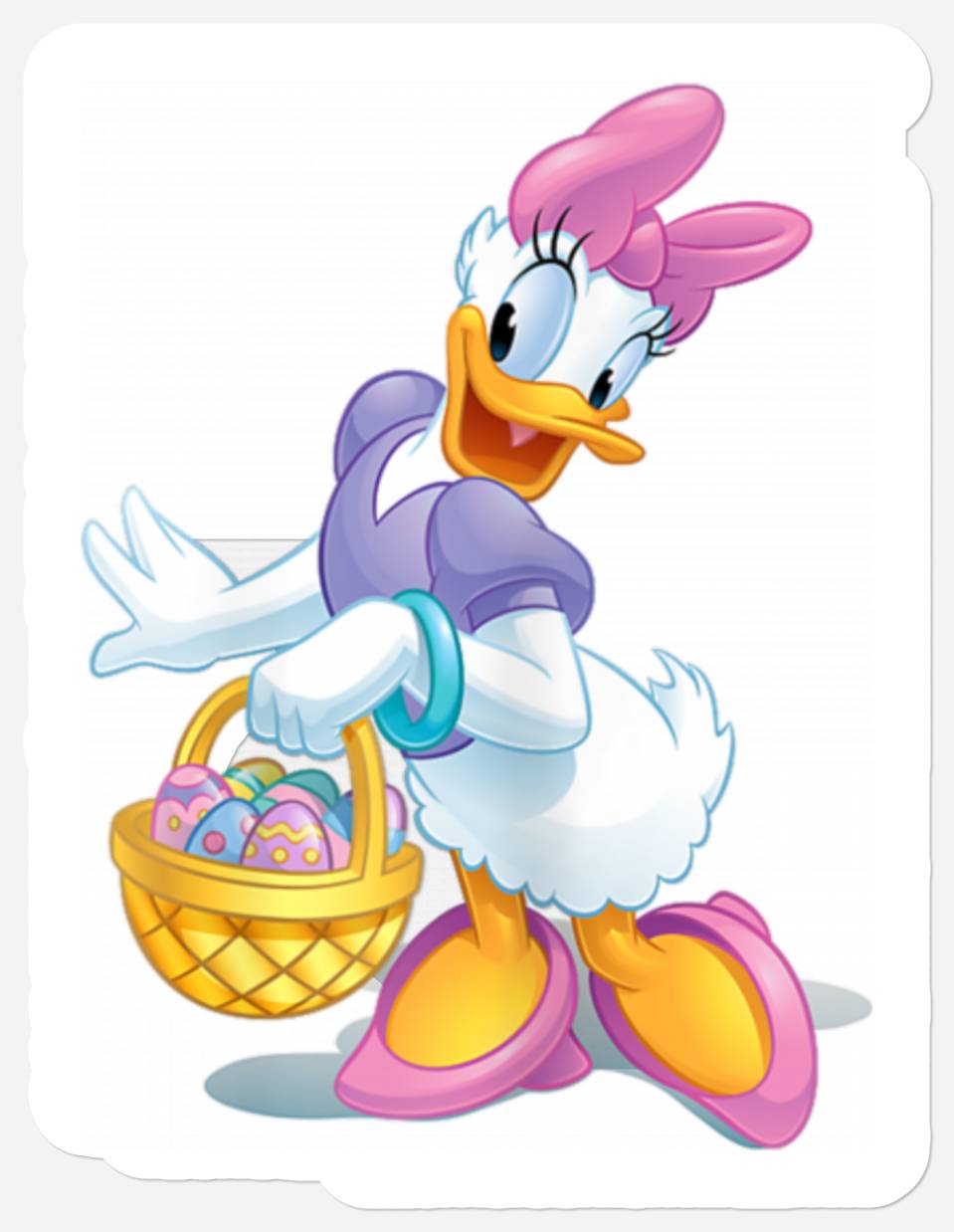 Disneyss Easter Daisy Duck Easter Stickers | ID 21518686 by Chelsea ...