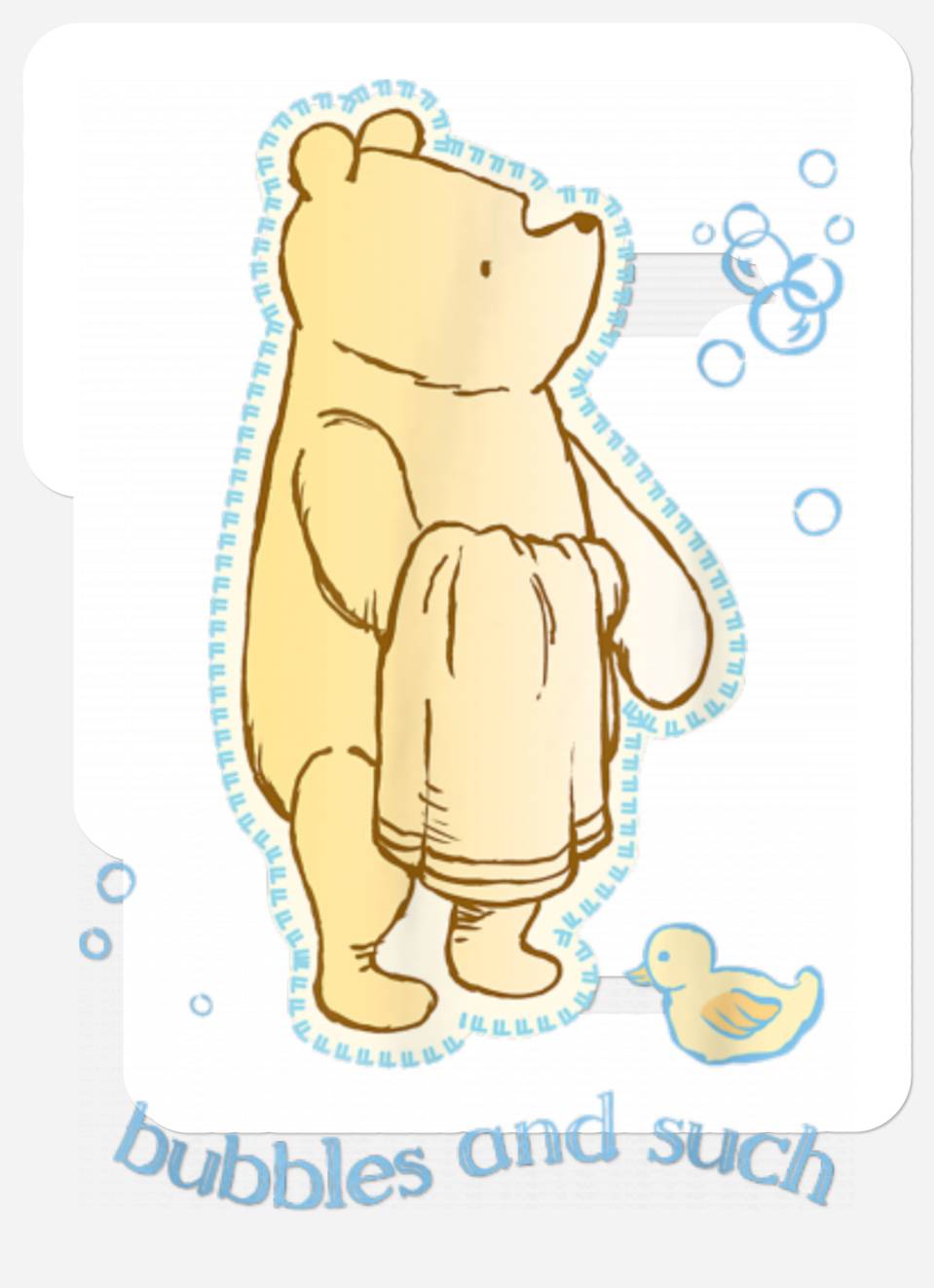 Disneyss Winnie The Pooh Bubbles And Such Bath Time Stickers | ID ...
