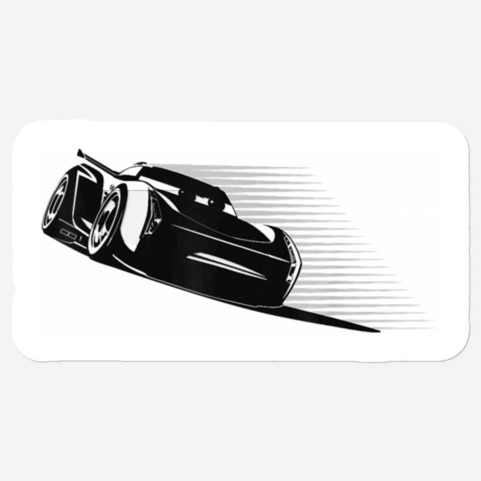 Disneyss Pixars Jackson Storm Retro Vintages Drift Car Logo Stickers ...
