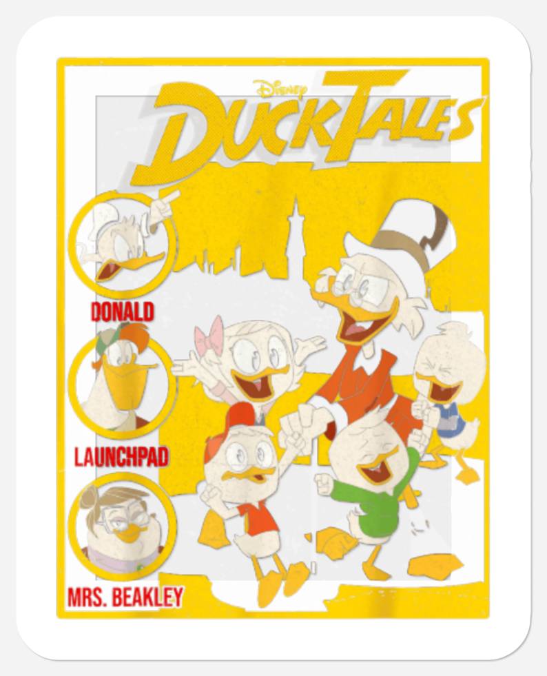 Disney DuckTales Comic Book Cover Stickers | ID 21761596 by Romero ...
