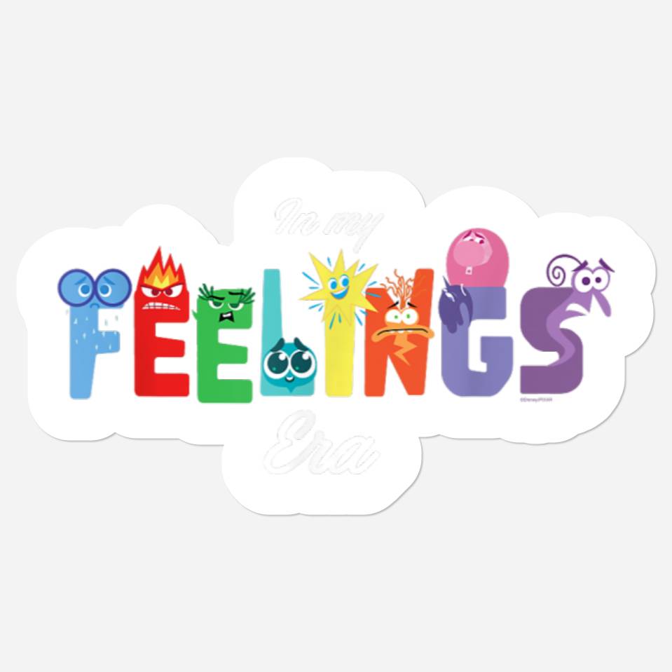 Disney And Pixars Inside Out 2 Emotions In My Feelings Era Stickers ...