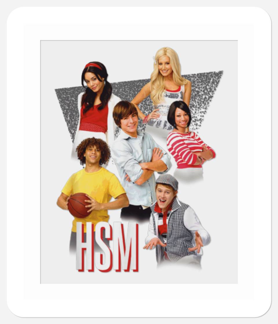 Disney High School Musical The Series HSM Group Stickers | ID 21819119 ...