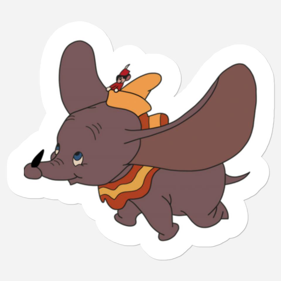 Dumbo Mouse Pad: Disney Elephant Dumbo, Dumbo Stickers | ID 22010431 by ...