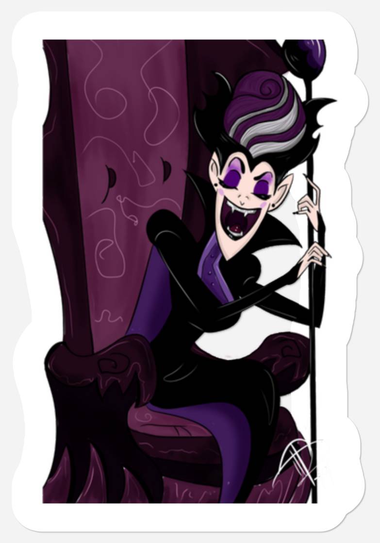 Gothic Vampire Baroness Cartoon SALE!! : Disney Villains Maleficent ...