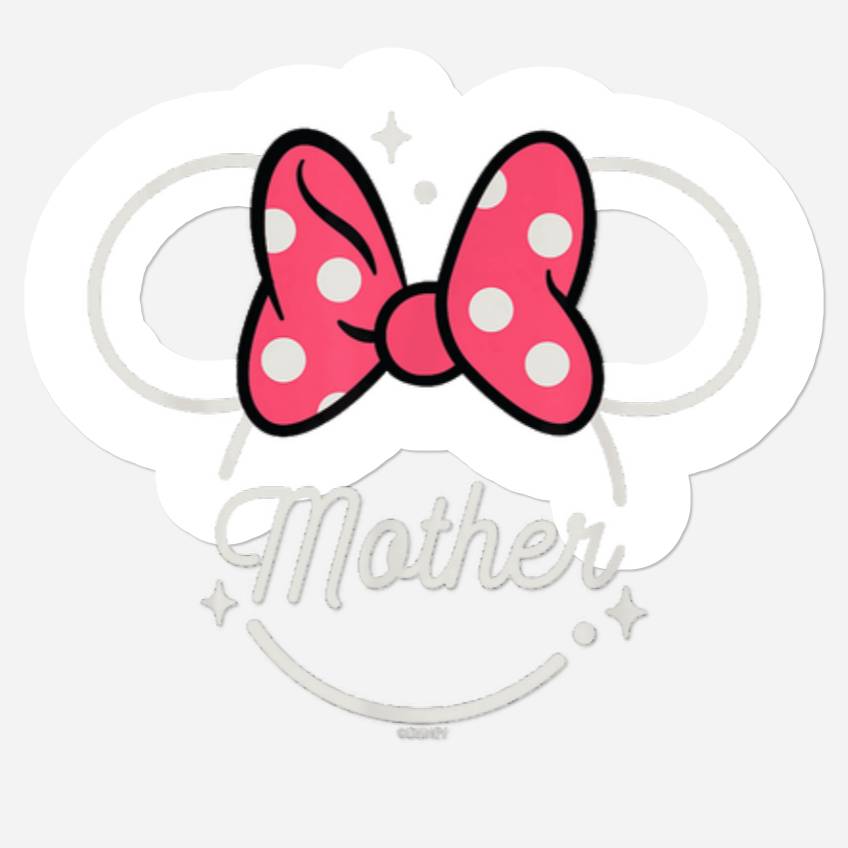 Disney Minnie Mouse Mother Mom Head Icon Magic M Stickers | ID 22099612 ...