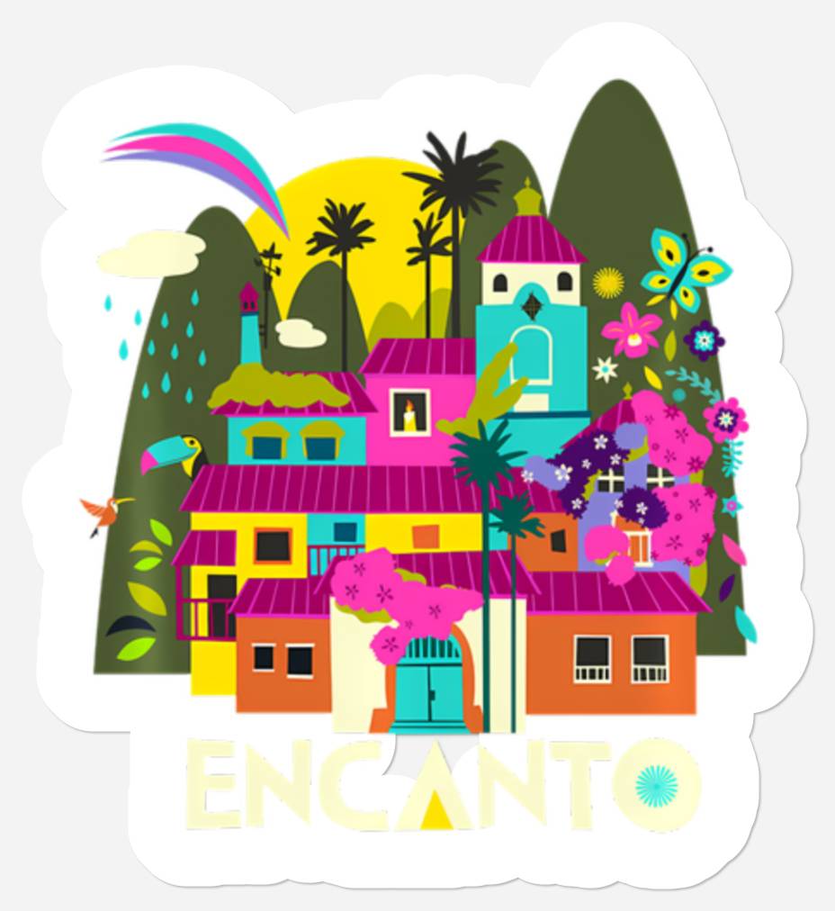 Disney Encanto House Logo Stickers | ID 22226615 by Ankit Srivastava ...