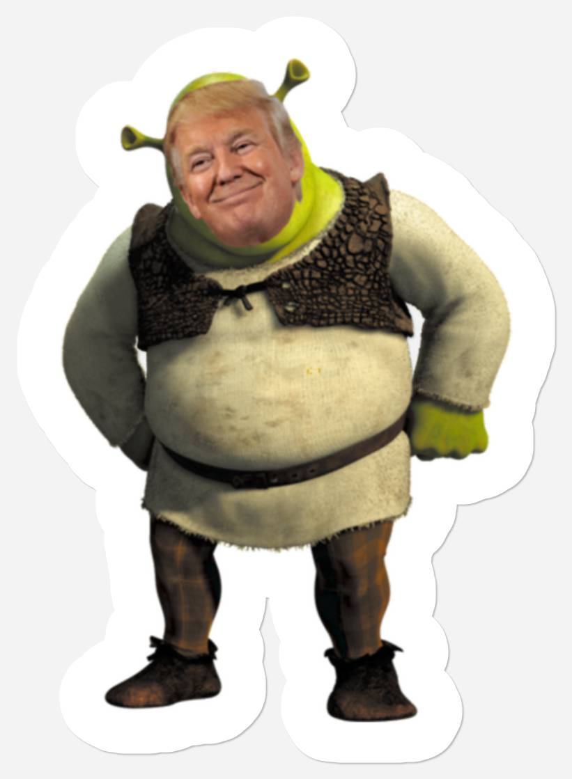 Shrek Donald Trump : Shrek Same Swamp Forever , Shrek Shirt, Disney ...