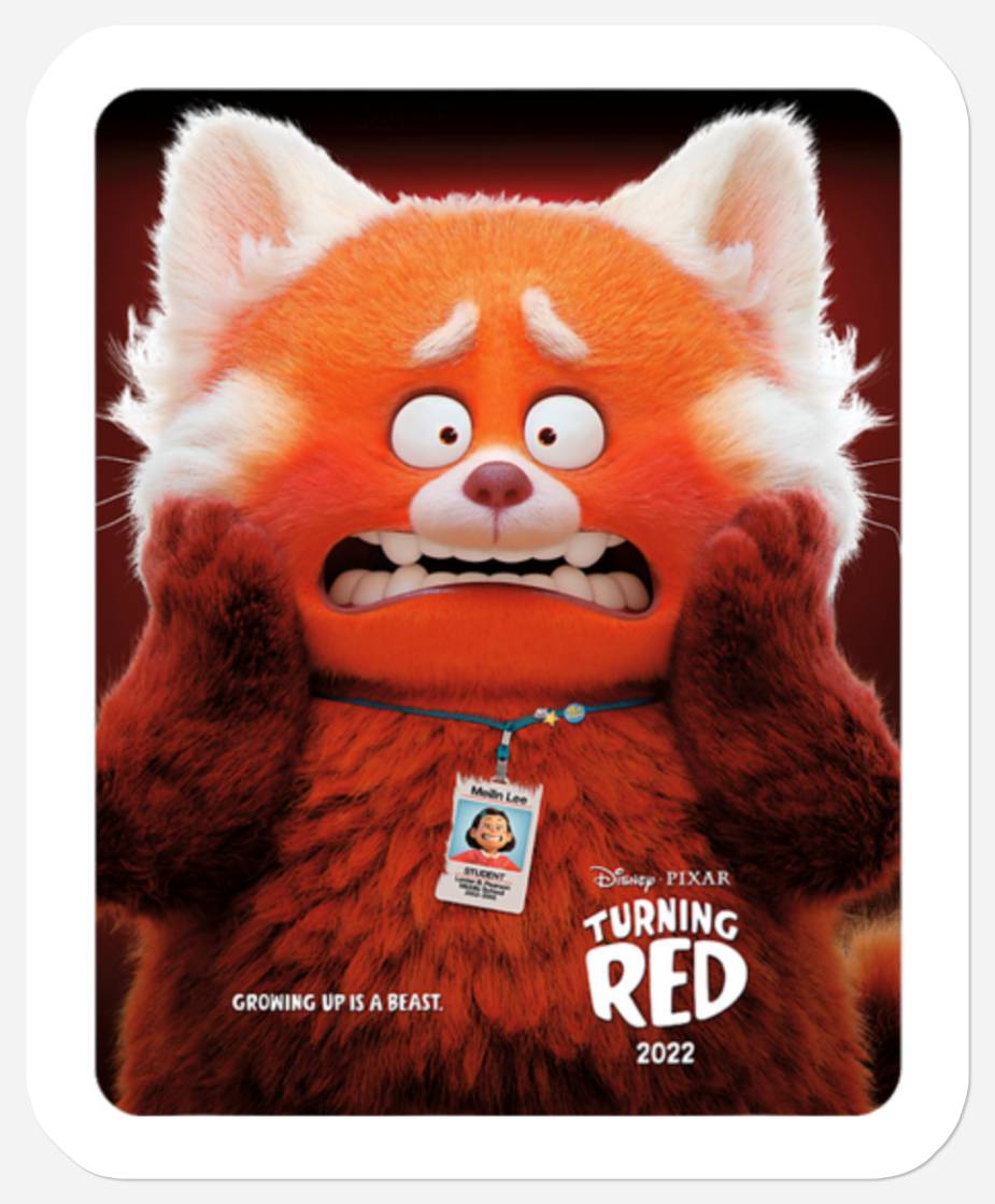 Disney Pixar Turning Red Mei Shocked Screen Grab Stickers | ID 22705284 ...