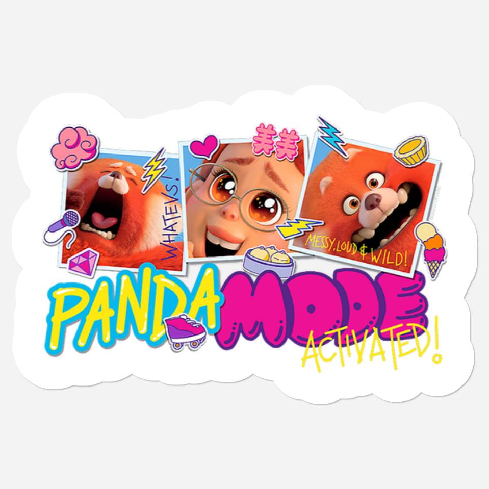 Disney and Pixar’s Turning Red Panda Mode Activated Stickers | ID ...