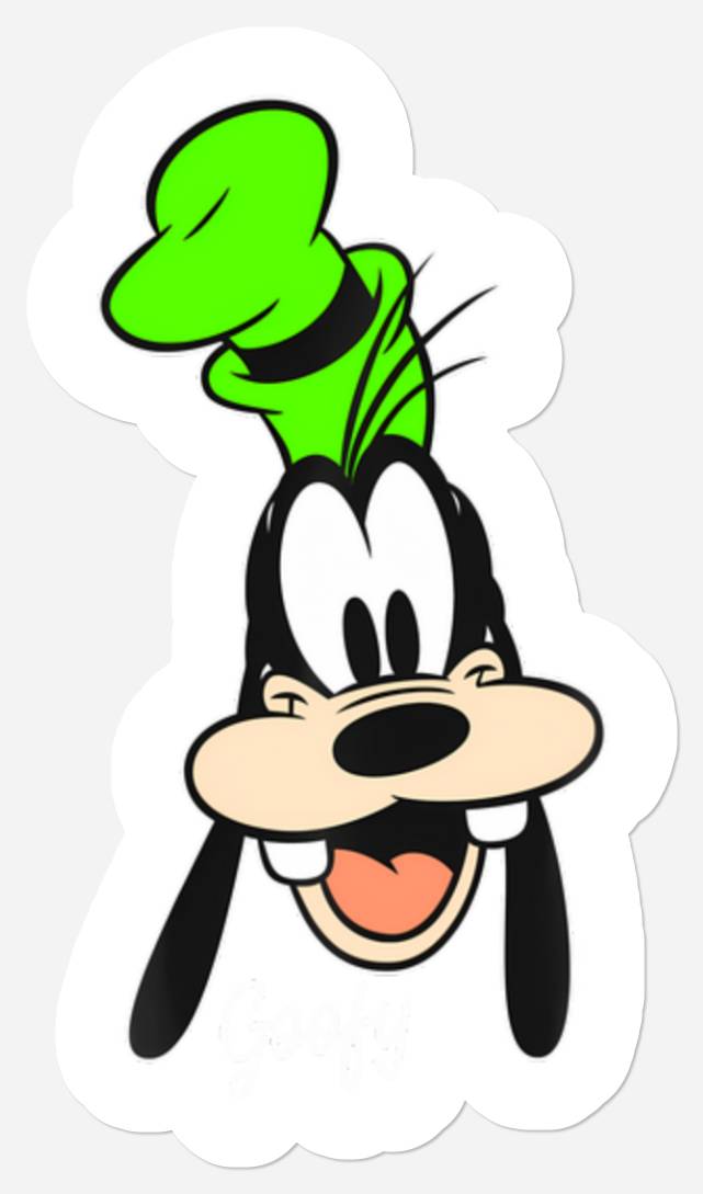 Disney Goofy Big Face Portrait Stickers | ID 22881381 by Pushpendra ...