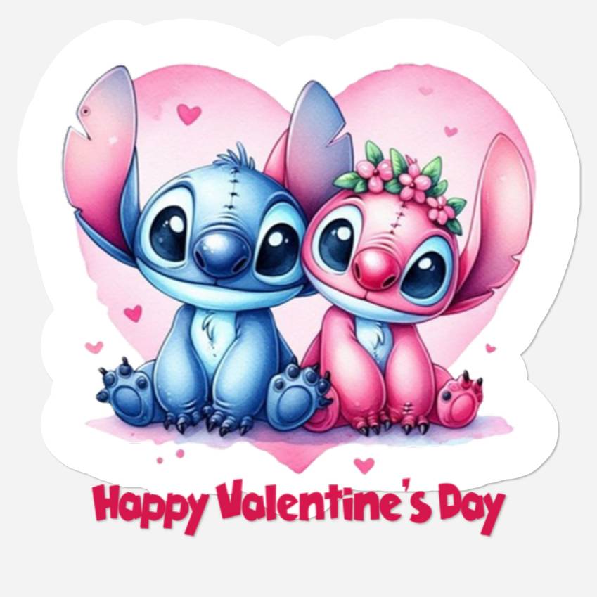 Lilo And Stitch , Happ Valentine Stitch Angel , Lilo and Stitch ...