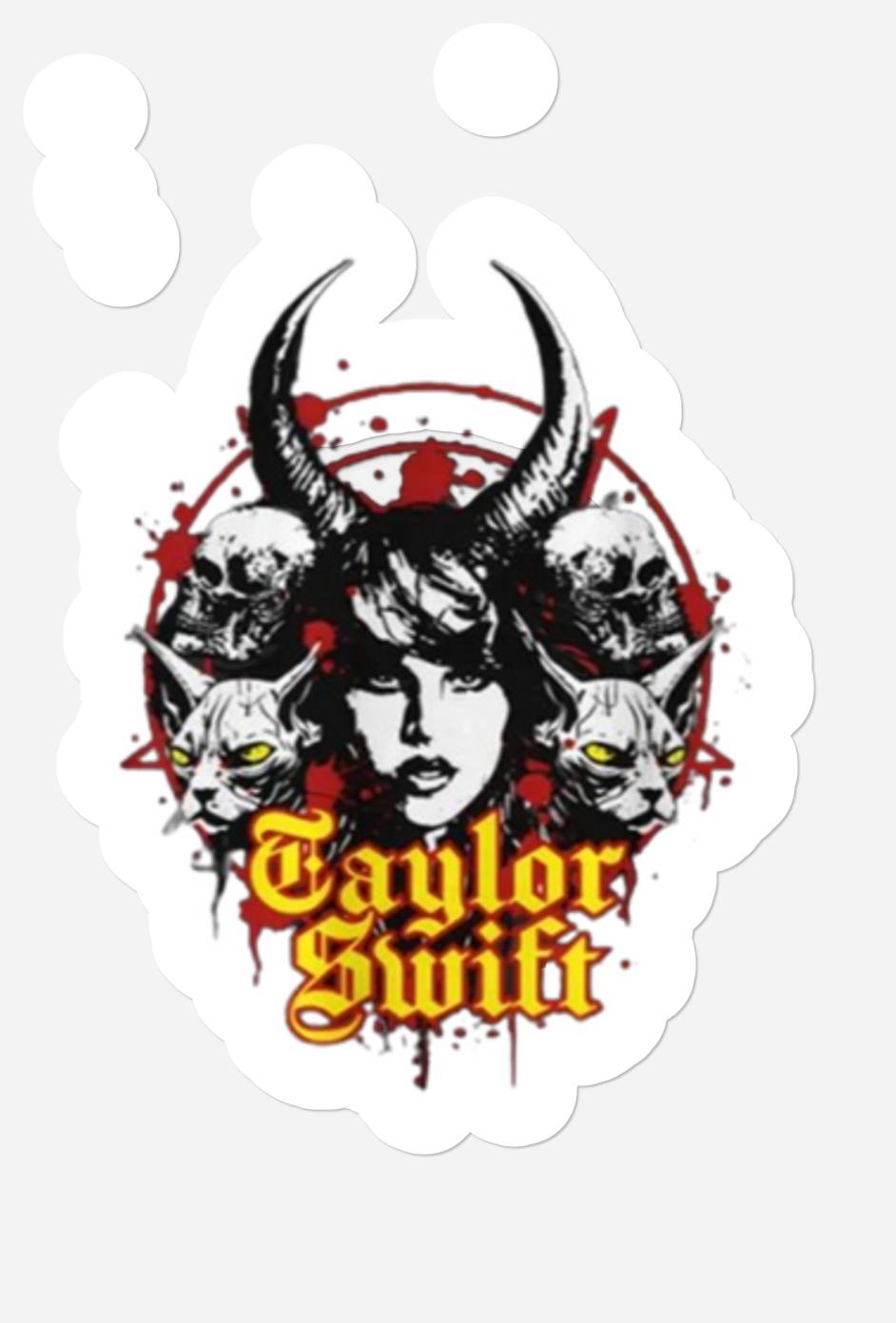 Ghost Taylor logo Stickers | ID 22639184 by Elizabeth Stone | Printblur