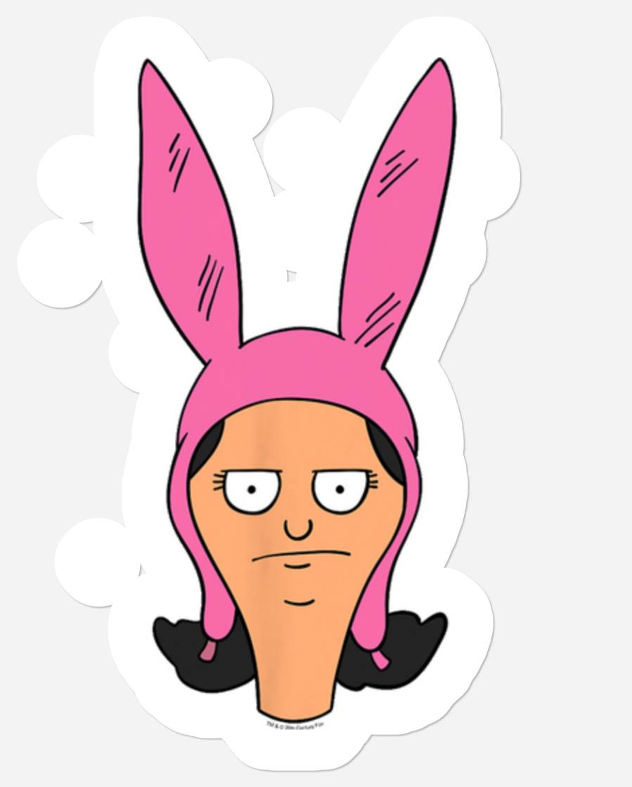 Bob's Burgers Louise Angry Big Face Stickers | ID 23731968 by ...