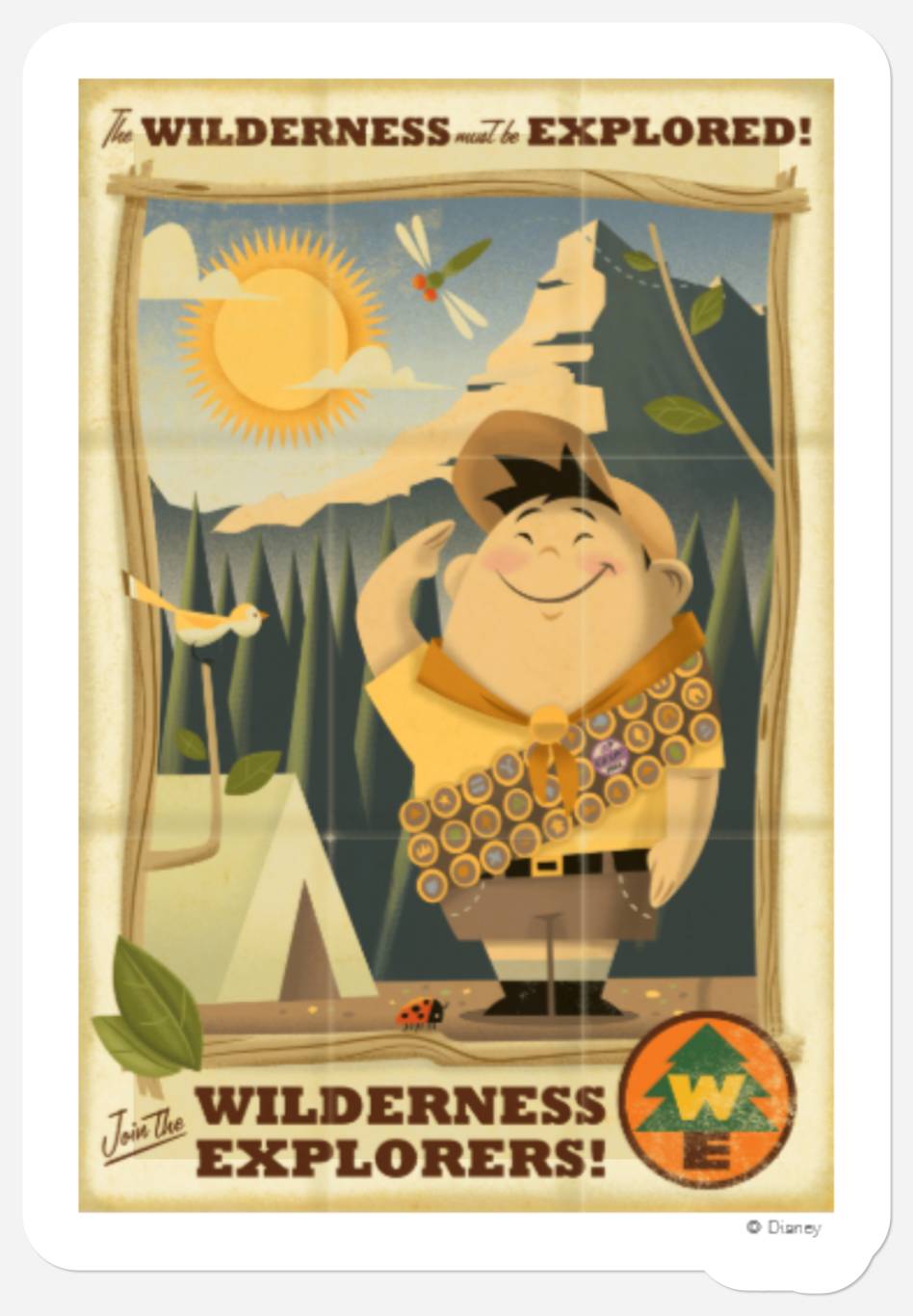 Wilderness Explorers with Russell - Disney Pixar Stickers | ID 20402603 ...