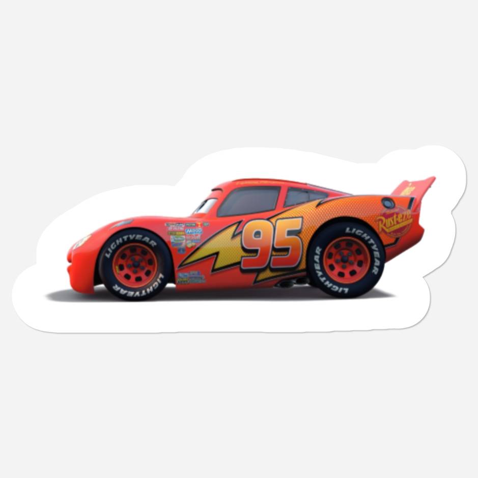 Cars' Lightning McQueen Profile Disney Stickers | ID 20401533 by ...