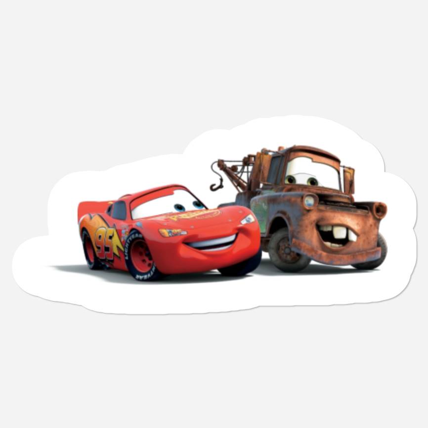 Lightning McQueen and Tow Mater Disney Stickers | ID 20401583 by ...