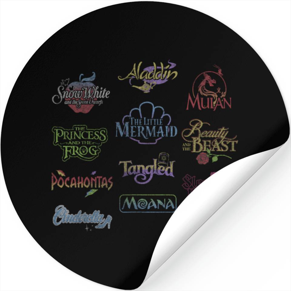 Disney Princess Movie Logos Stickers | ID 21331801 by ConniChen | Printblur