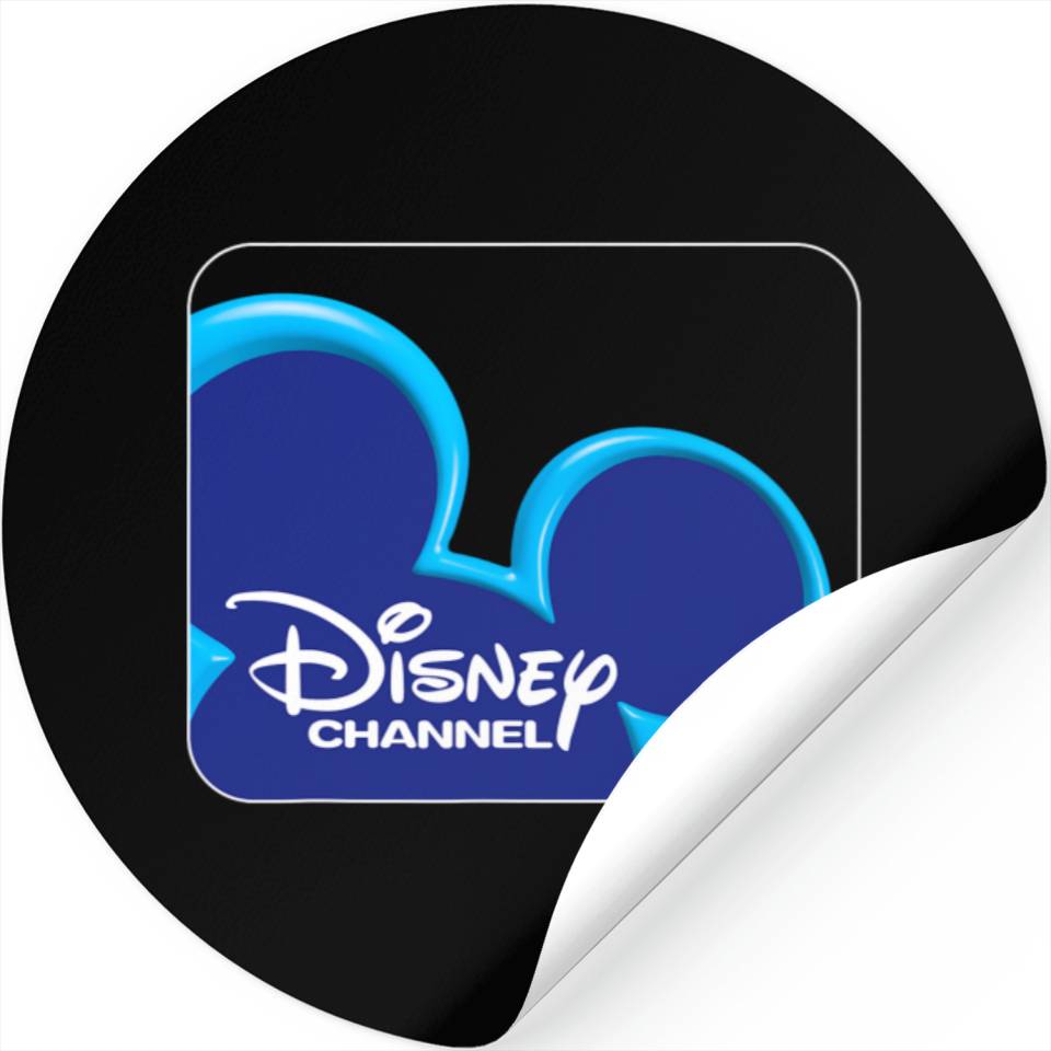 Disney Channel Mickey Mouse Blue Retro 2000s Logo Stickers | ID ...