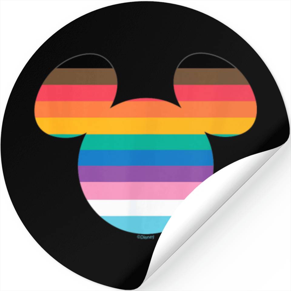 Disney Mickey Mouse Pride Inclusive Rainbow Head Stickers | ID 21791540 ...