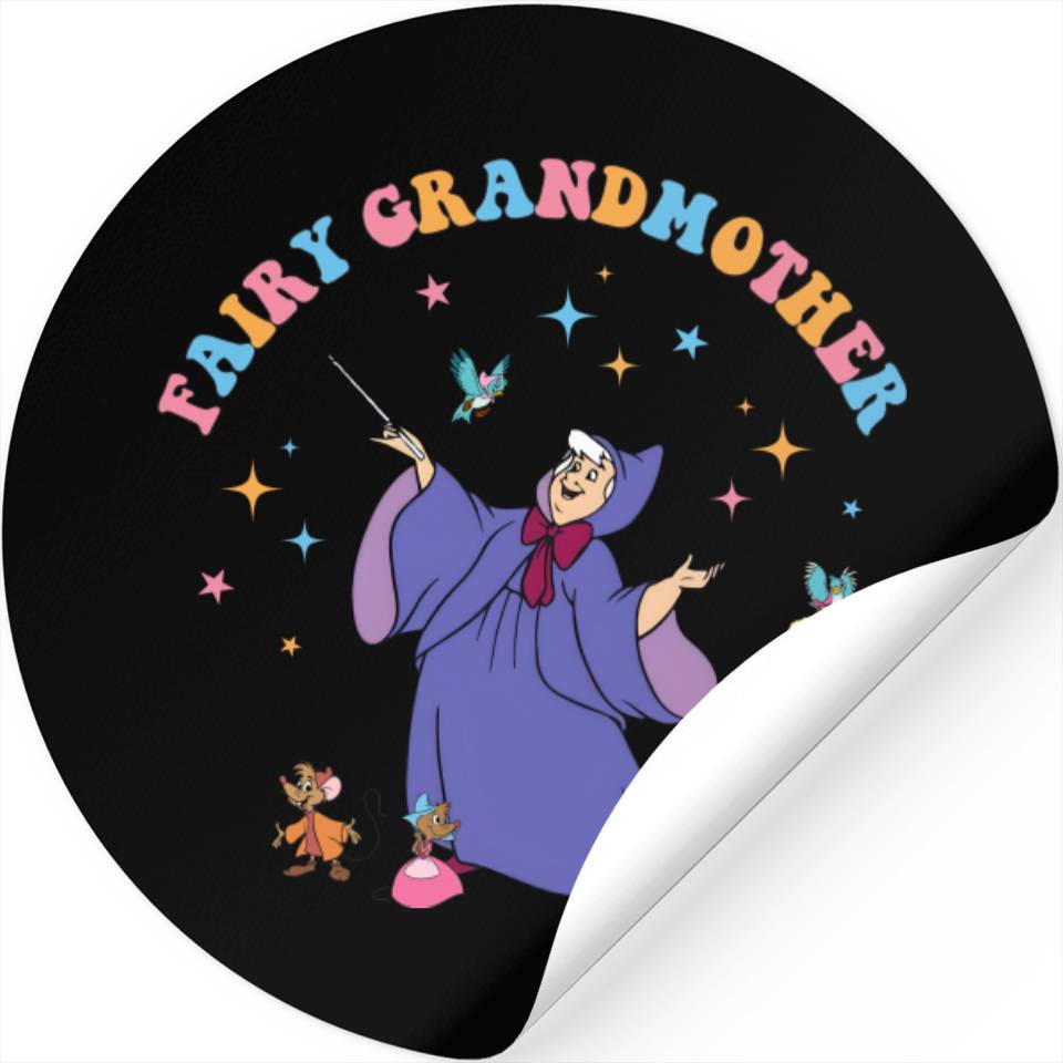 Vintage Fairy Grandmother Stickers, Disney Cinde Godmother | ID ...