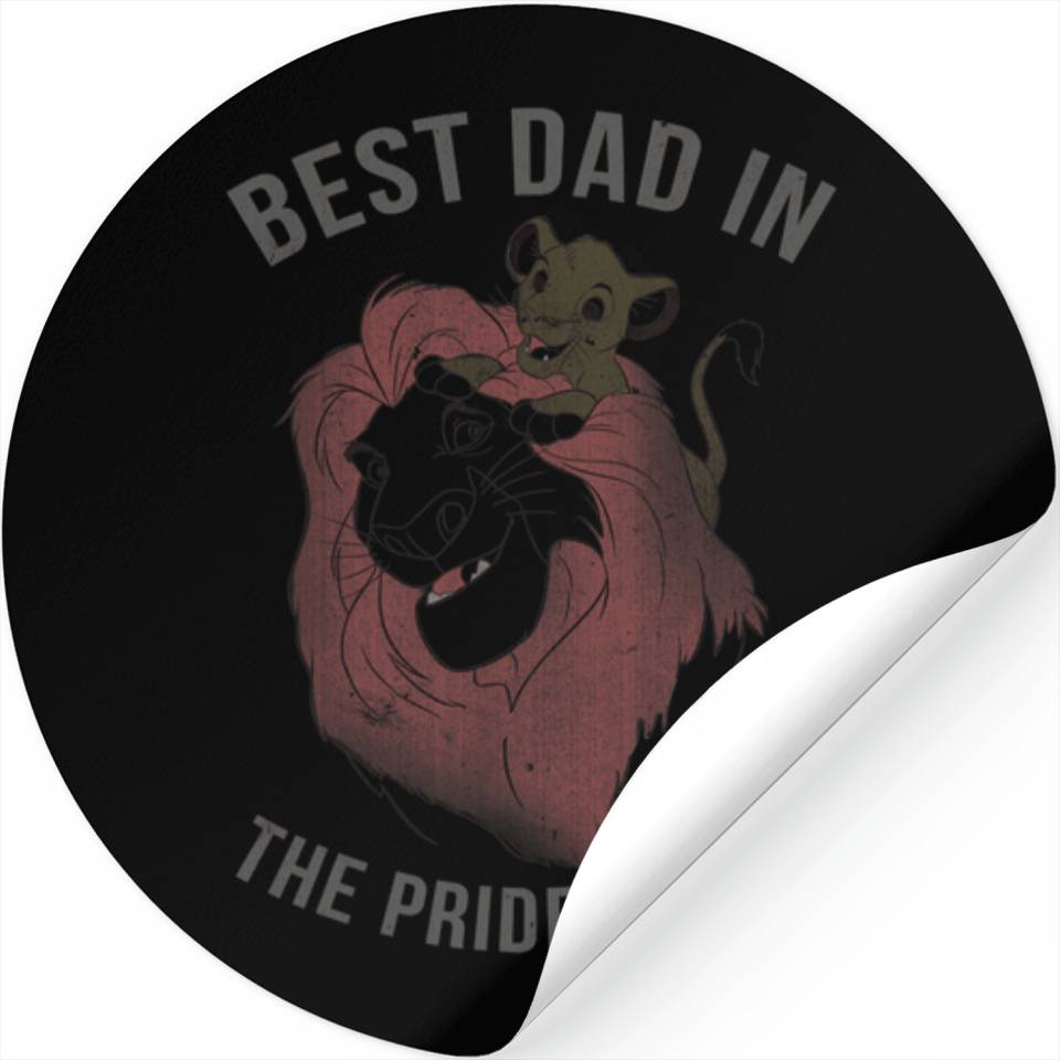 Disney Lion King Simba Mufasa Best Dad Graphic 0 Stickers | ID 21942993 ...