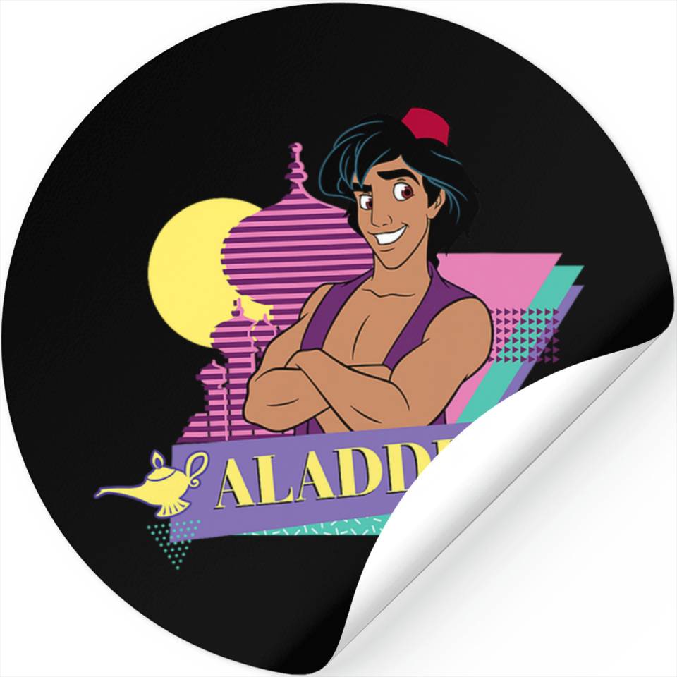 Disney Aladdin Retro ’90s Couples Matching Aladdin Stickers | ID ...