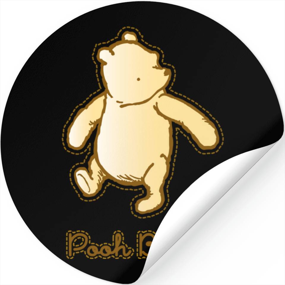 Disney Winnie the Pooh Cute Pooh Bear Sketch Chest Portrait Long Sleeve ...
