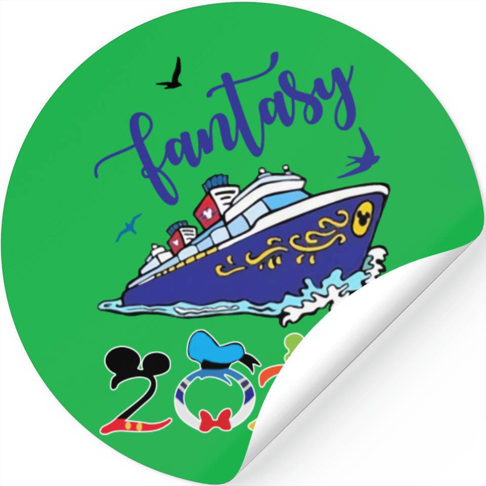 Disney Fantasy Cruise family Stickers 2022, Cruise Stickers, Disney ...