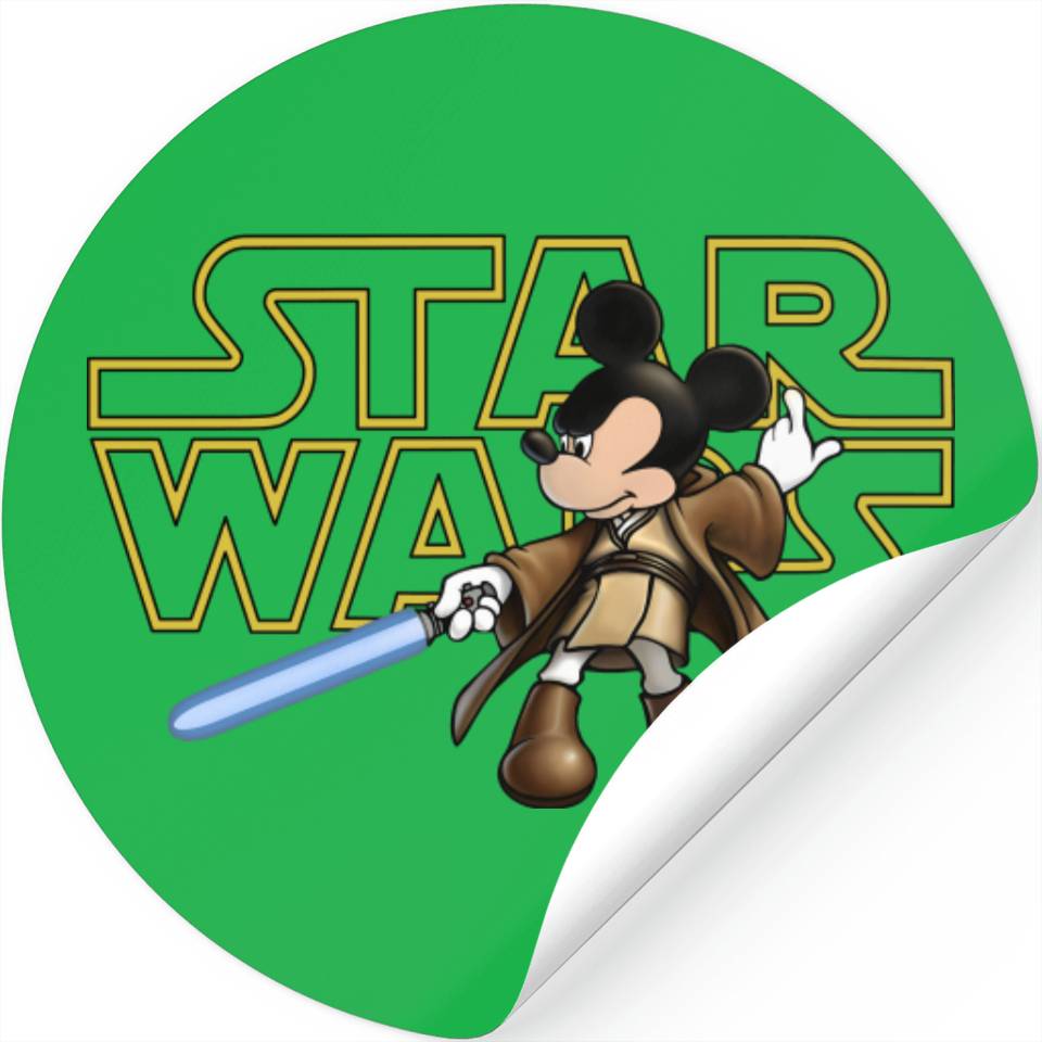 Star Wars Mickey Stickers, Star Wars Disney Stickers, Star Wars ...