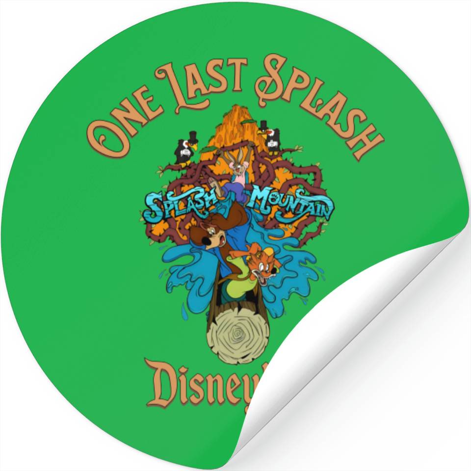 Disneyland Splash Mountain Stickers, Disney Splash Mountain Stickers ...