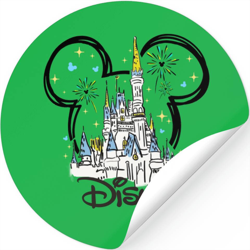 Disney Castle Couple Stickers | Magic Kingdom Castle Stickers | Minnie ...