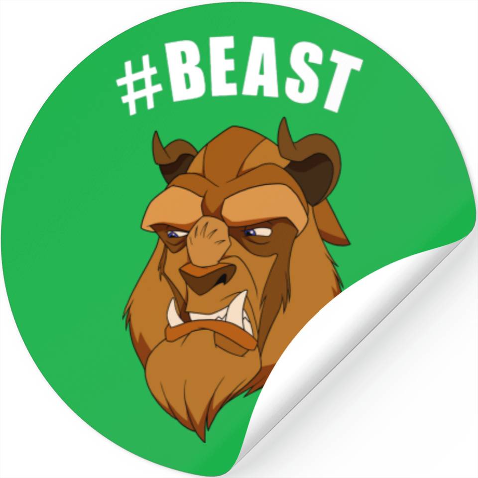 Disney Beauty And The Beast Hashtag Beast Stickers | ID 20712754 by ...