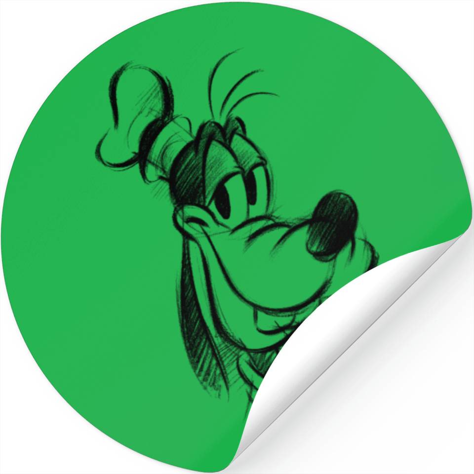 Disney Goofy Sketch Portrait Stickers, Cute A Goofy Movie | ID 20727348 ...