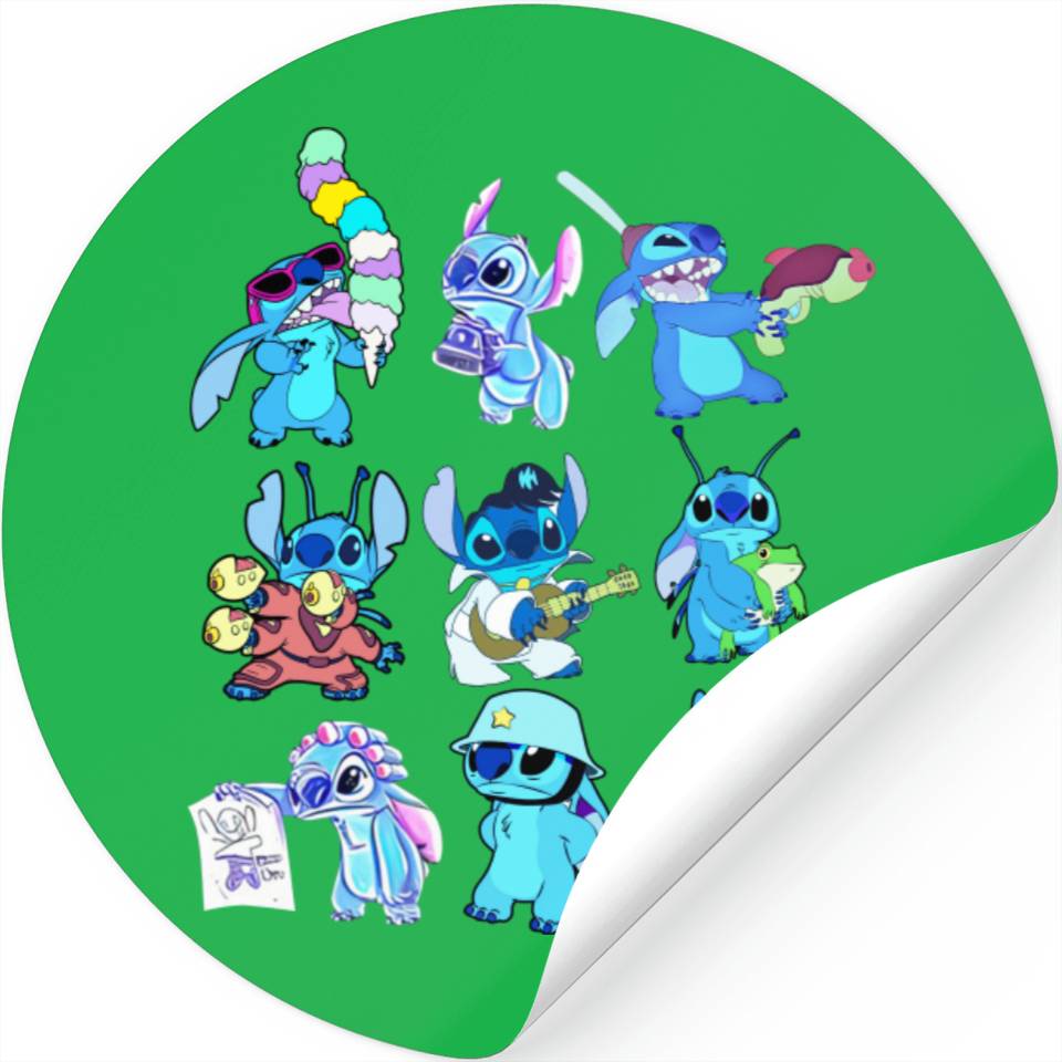 Cute Disney Stitch Stickers, Disney Lilo and Stitch Stickers, Disney ...