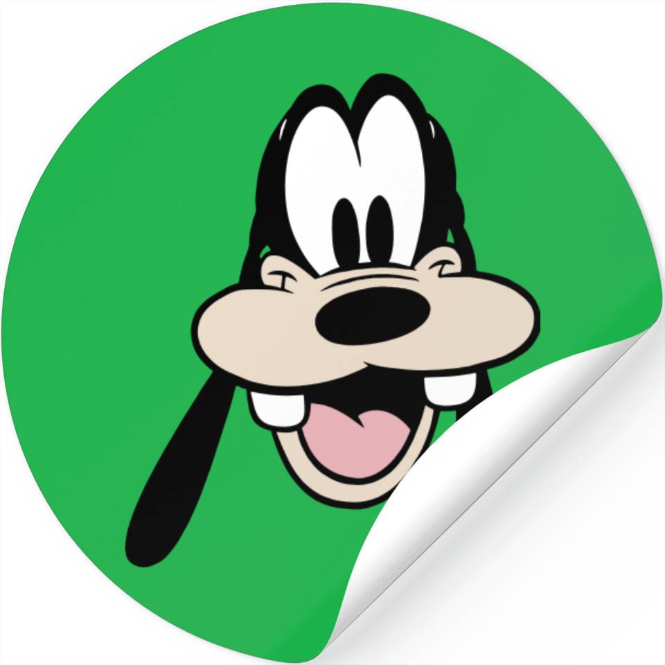 Disney Goofy Face Big Smile Stickers Blue | ID 20766889 by Ian Lynch ...