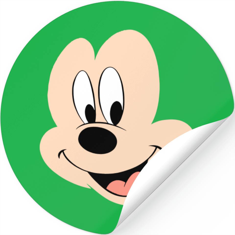 Disney Mickey Mouse Face Big Smile Stickers | ID 20772939 by Inês ...