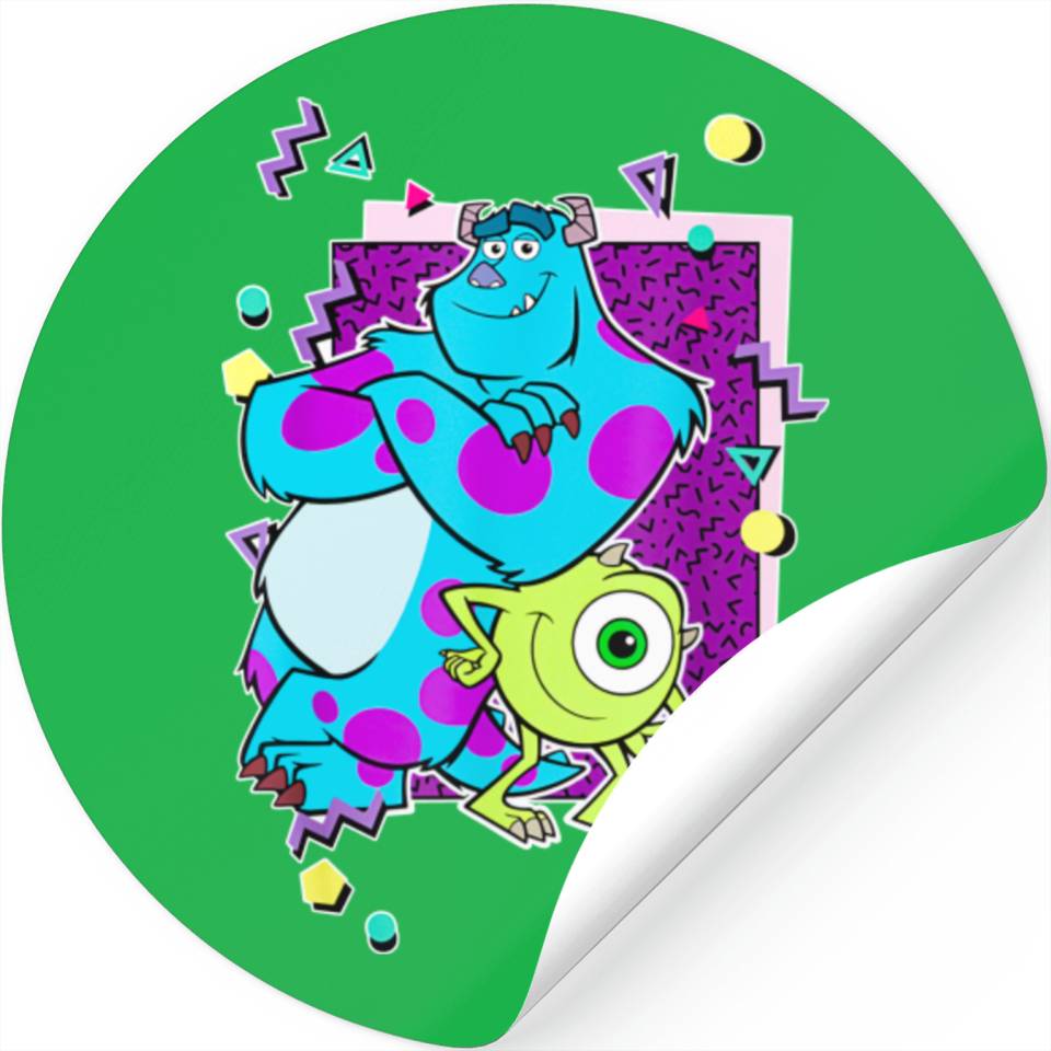 Monster Inc Stickers, Disney Stickers, 90s Disney Stickers, Mike and ...