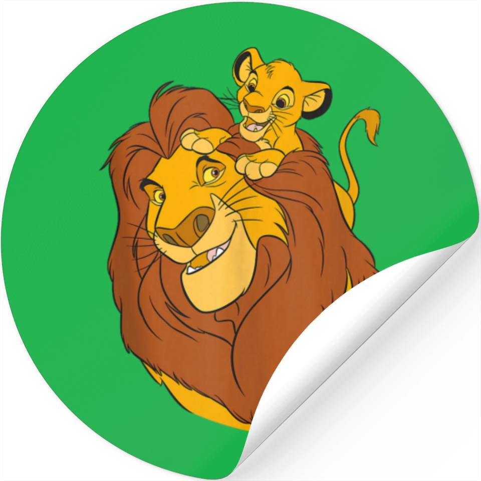 Disney The Lion King Simba and Mufasa Father and Son 3524 Stickers | ID ...